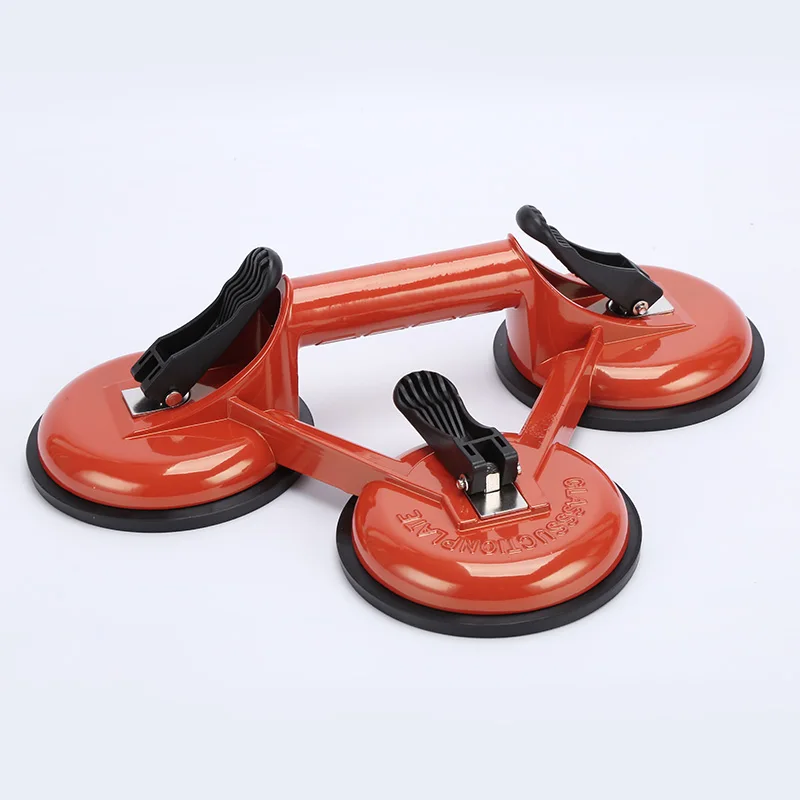Home renovation 12cm Aluminum alloy Glass 3 sucker Suction about 150kg ...