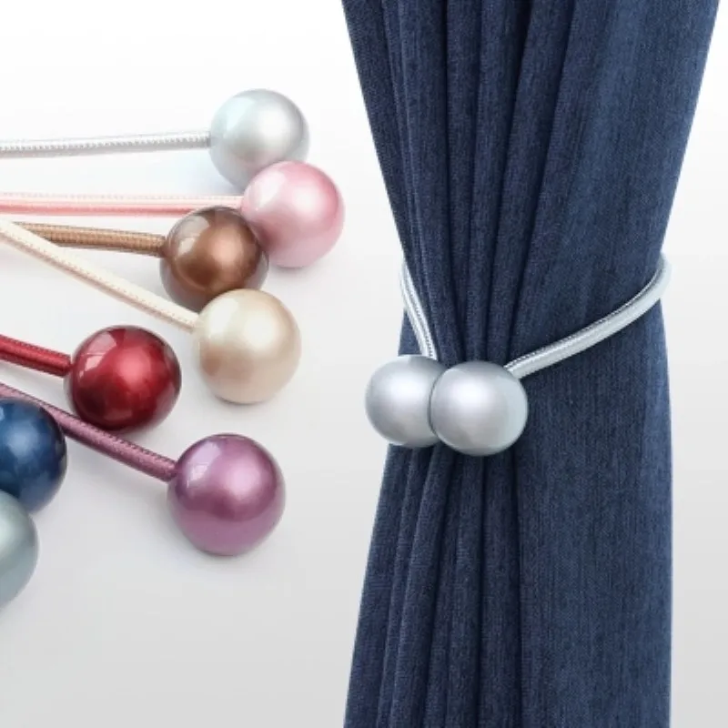 Curtain-Straps-Tie-Rope-Lace-Decorative-Magnet-Creative-Curtain-Buckle ...