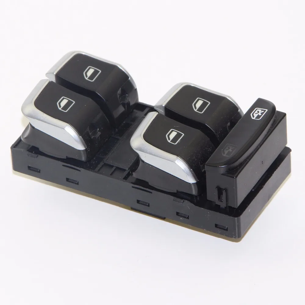 Oem Chrome Driver Side Electric Master Window Switch For A4 S4 B8 ...