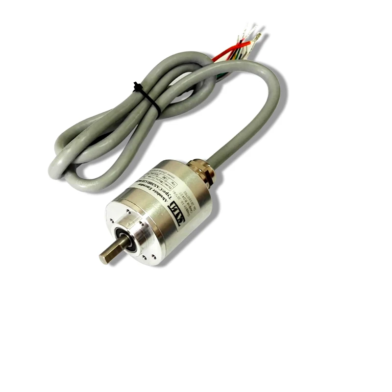 CAS38R12E06R4A 6mm Solid Shaft RS485 Output Absolute Rotary Encoder ...