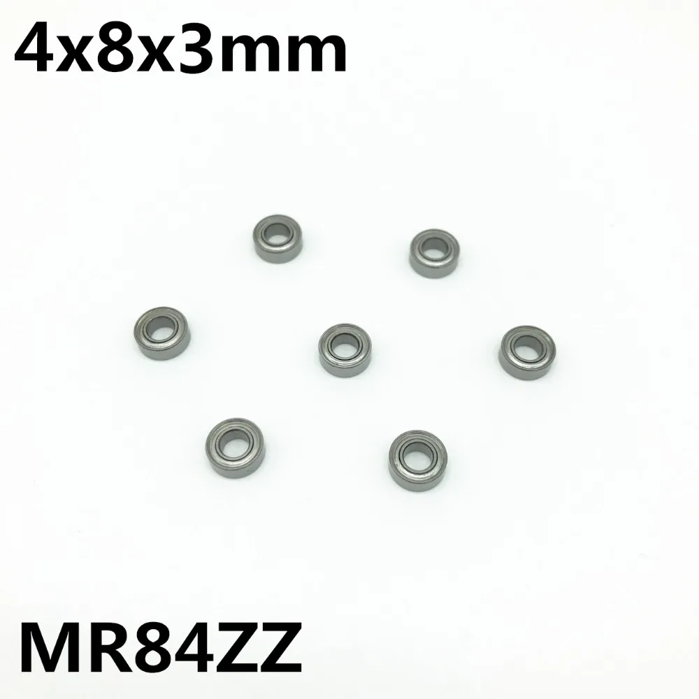 10Pcs-MR84ZZ-4x8x3-mm-Deep-groove-ball-bearing-Miniature-bearing-High ...