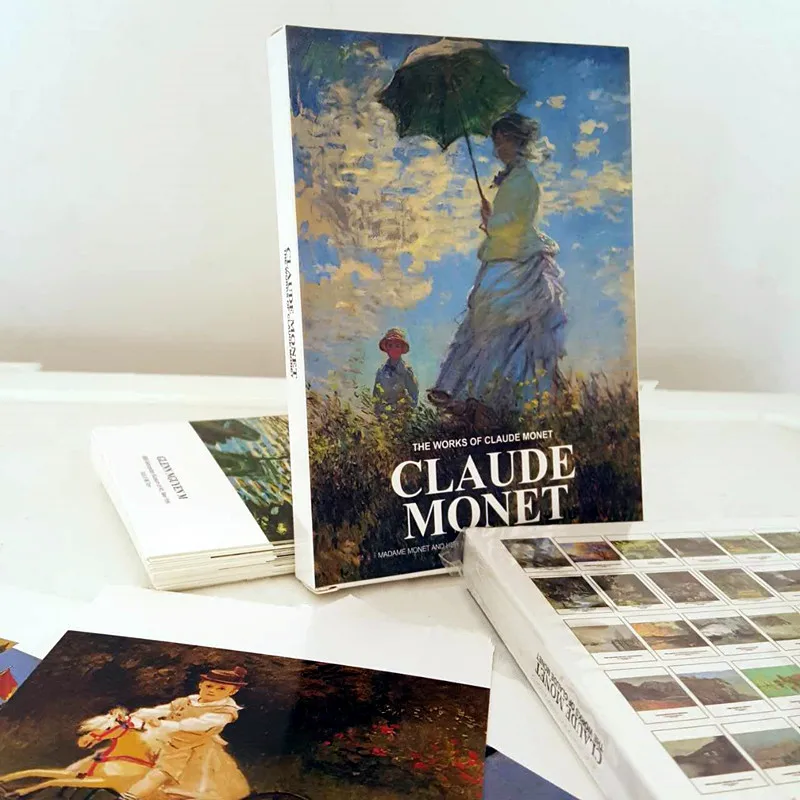 30pcs/set Vintage Claude Monet Boxed Postcards Birthday Card/greeting ...