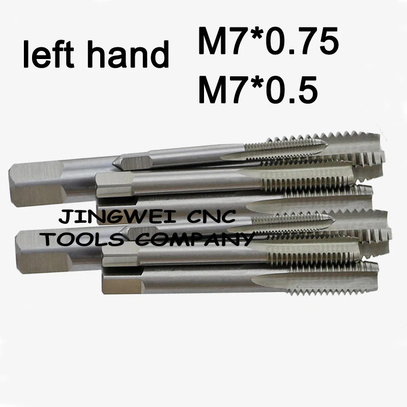 HSS Left Hand Thread tap M7*0.5, M7*0.75, left screw thread tap, left ...