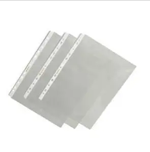 100pcs/lot CLEAR SHEET PROTECTORS, A4, documents file bag/stationery ...