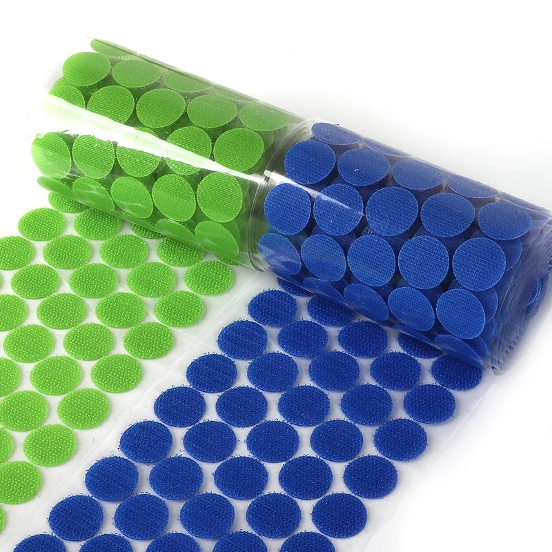 Feuillard,Autocollant magique rond 2mm noir-blanc-bleu-vert-rouge-jaune ...