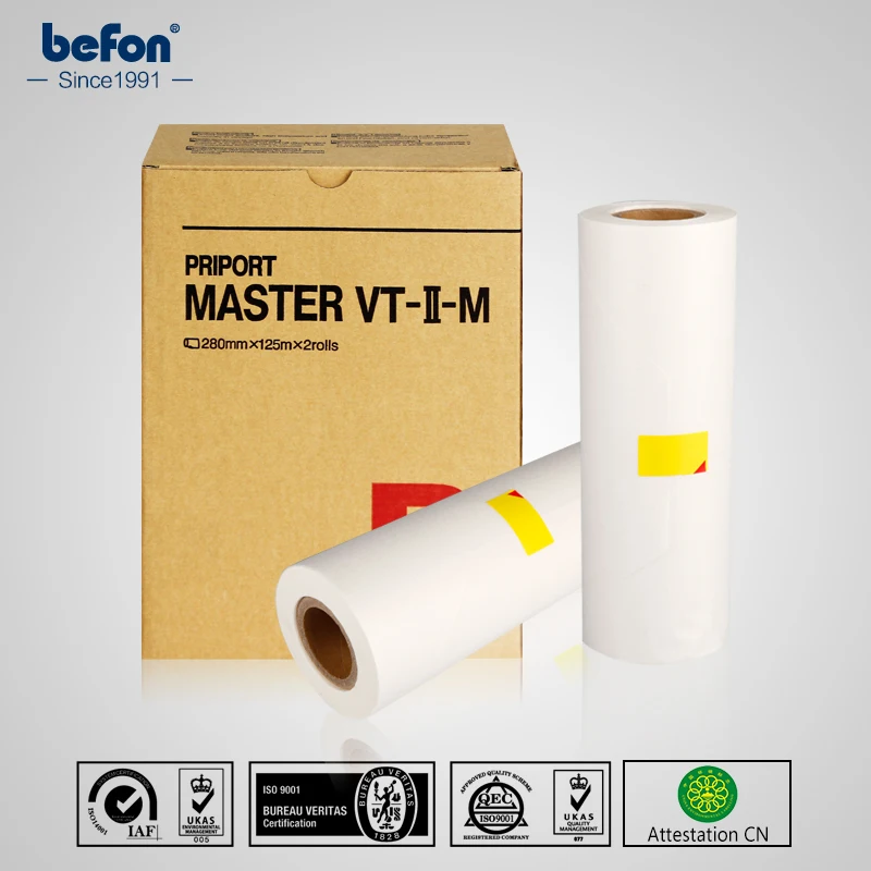 befon Master Roll VT B4 CPMT 9 Compatible with Ricoh VT1120 1220 1320 ...