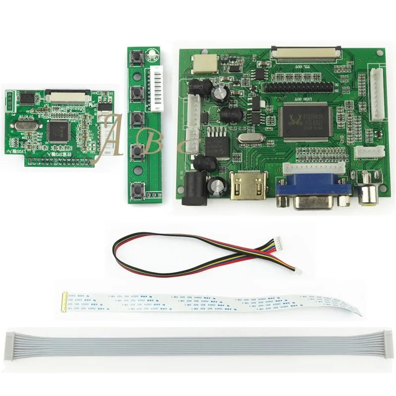 EDP HDMI VGA 2AV LVDS Controller Board Module Kit for BOE NT156WHM N12 15.6" 1366X768 30P 1 Lane ...