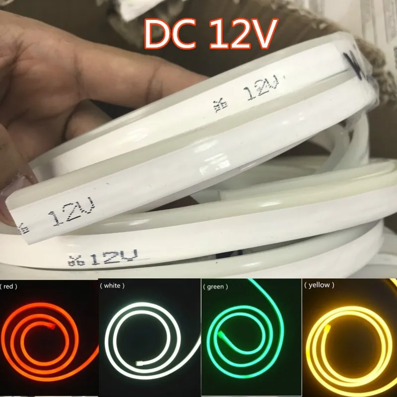 Led neon Light DC12V/220V/110V RGB 2835 5050 SMD 120LEDs/m Waterproof ...