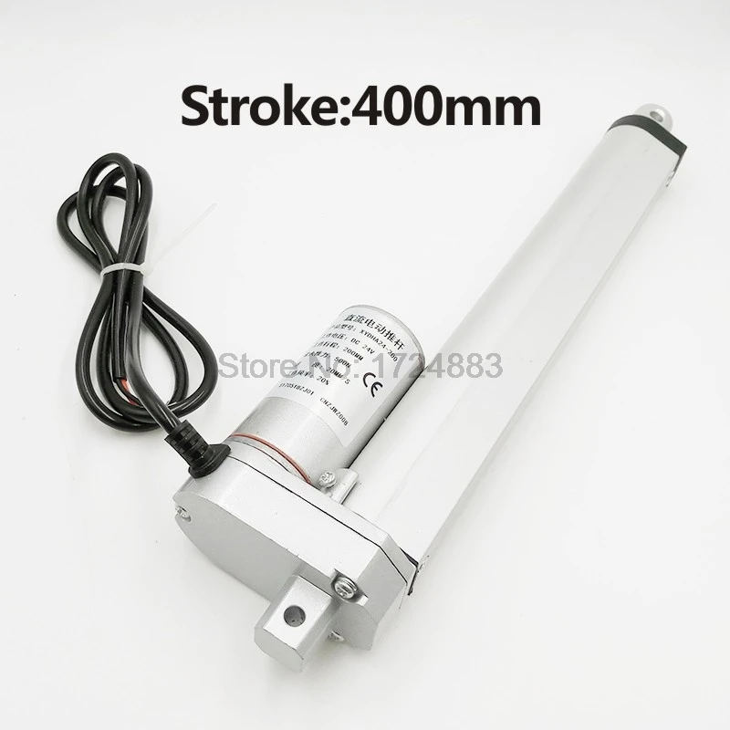 400mm linear antrieb dc 12V 24V linear motor 100/200/300/500/750/800 ...