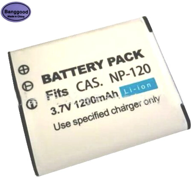 High Capacity 3.7V 1200mAh NP 120 NP120 CNP 120 Camera Battery for ...