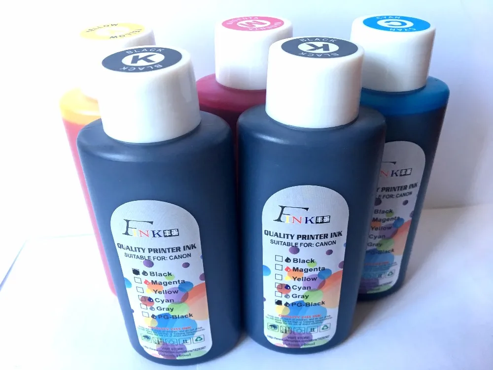 5pcs PGI 5 dye ink For Canon PiXMA iP3300 iP4200 iP4300 iP4500 iP5200 ...