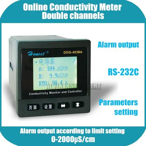 Intelligent Industrial Online Conductivity Meter Monitor Controller ...