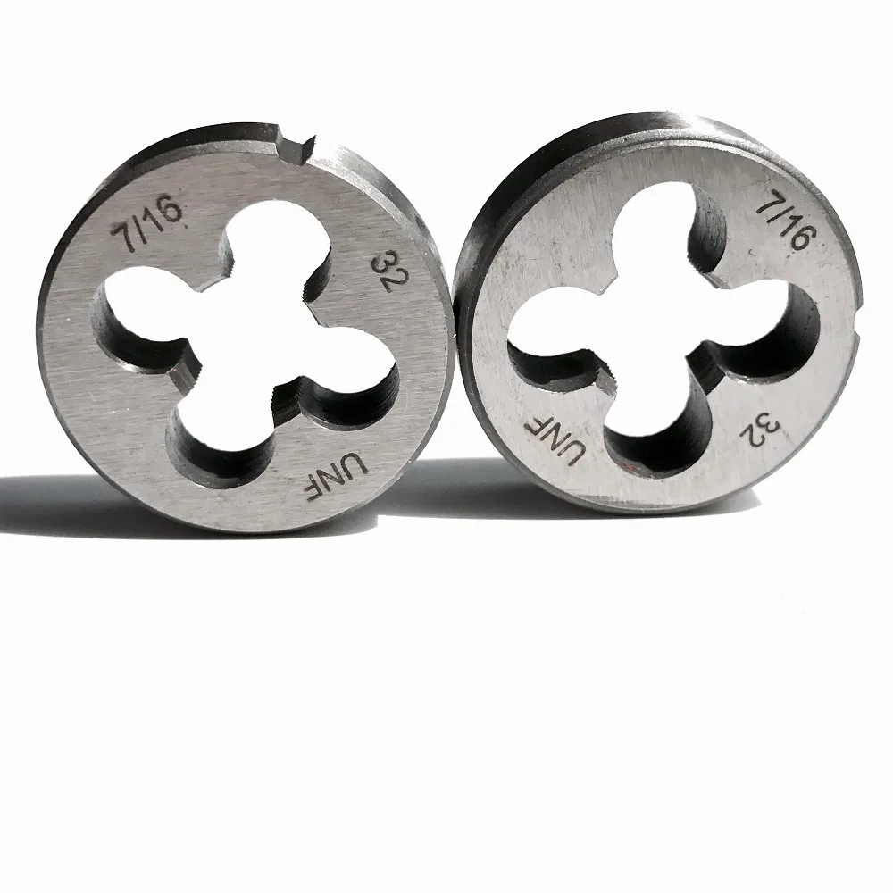 Free shipping of 2PCS Alloy steel made UNF 7/16" 32 right hand manual ...