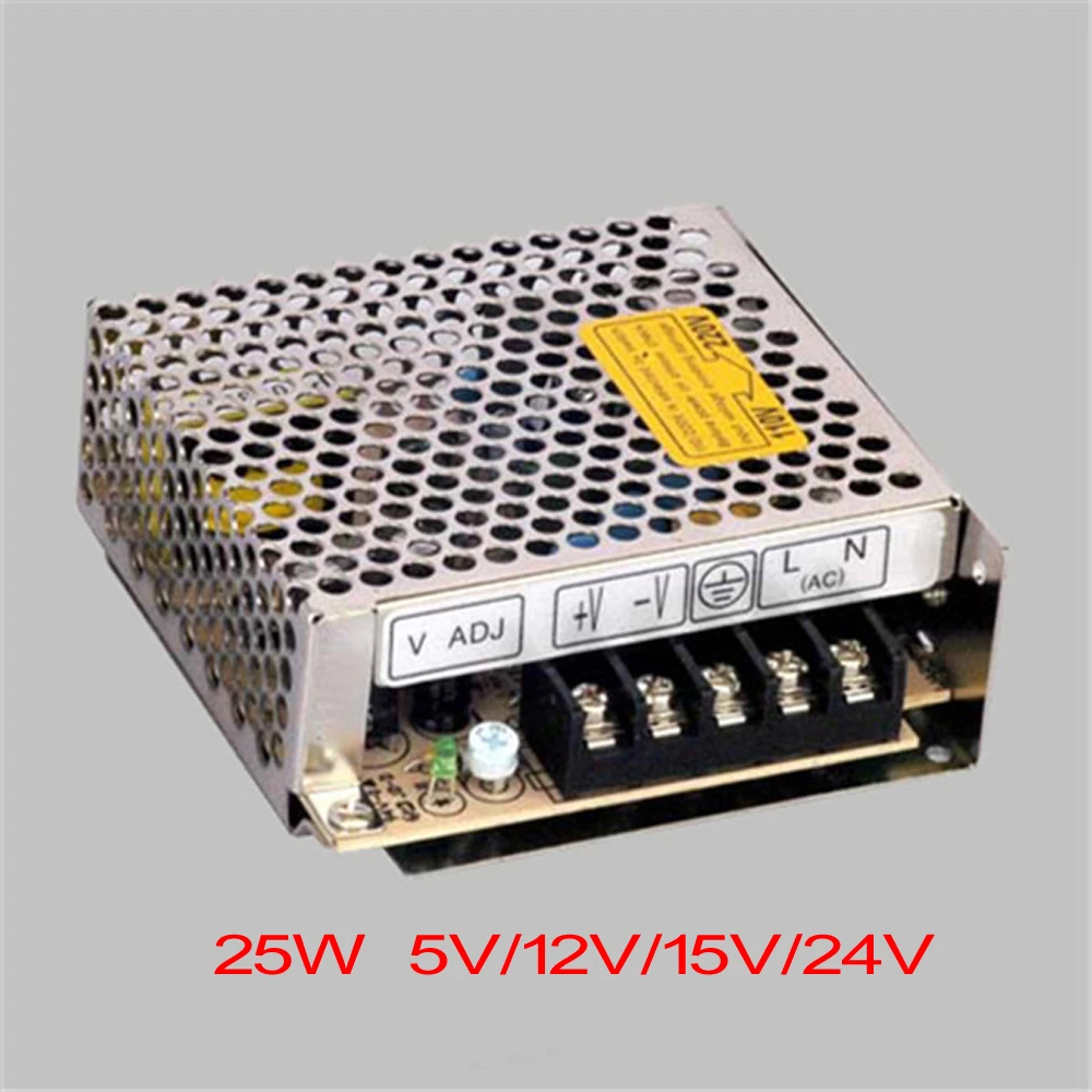 S 25 power supply unit 25W 5V 12V 15V 24V 3A ac dc converter variable ...