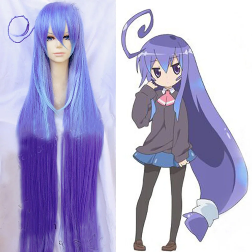 Acchi Acchi Kocchi Miniwa Tsumiki Cosplay Party largo azul pelucas ...