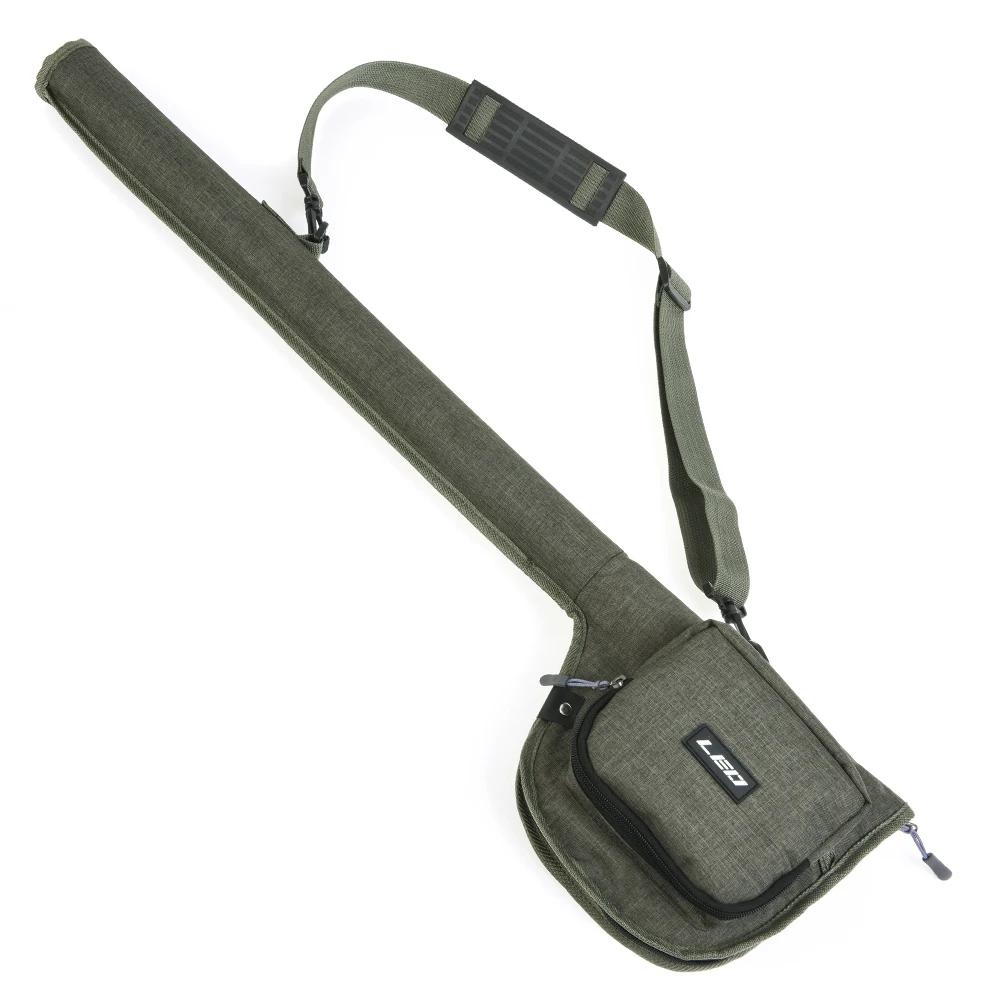 Carp Fly Fishing Bag Canvas Fishing Rod Bag Portable Fishing Rod Reel ...