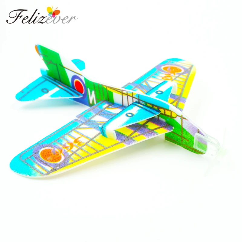 6pcs 8" Glider Planes Fighter Jets Party Favors Fun Toys Foam Glider ...