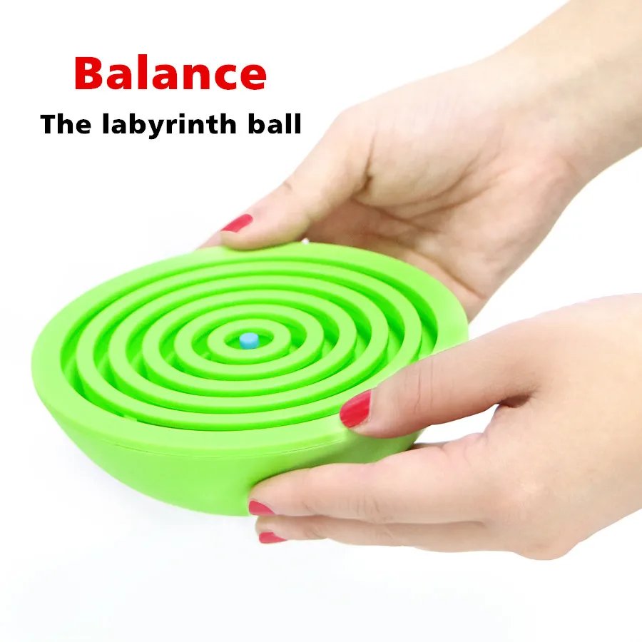 Balance Intellect Labyrinth Ball Hand-eye Coordination Puzzle Toys For ...