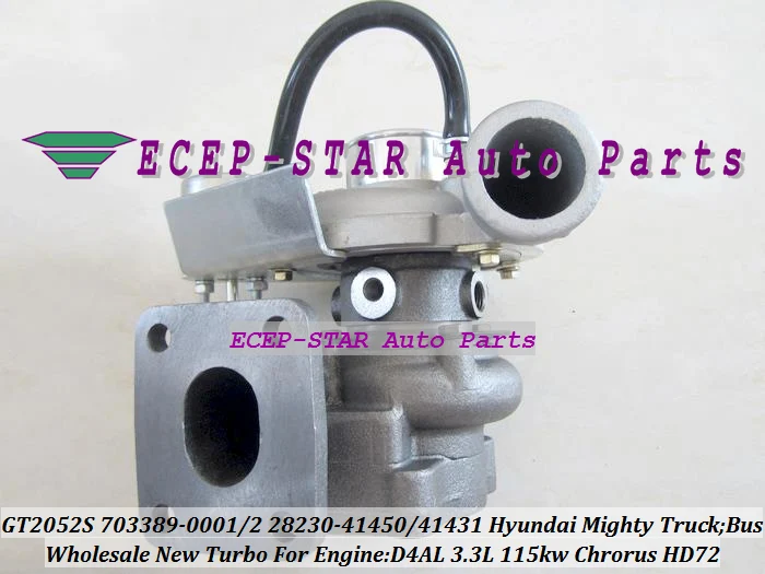 GT2052S 703389 703389 0002 28230 41450 28230 41431 Turbo Turbocharger ...