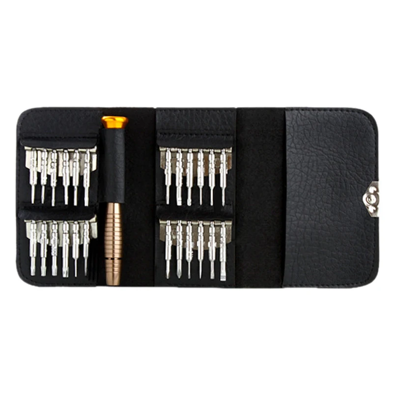 She.k 25 In 1 Precision Screwdriver Wallet Set Repair Tools For ...