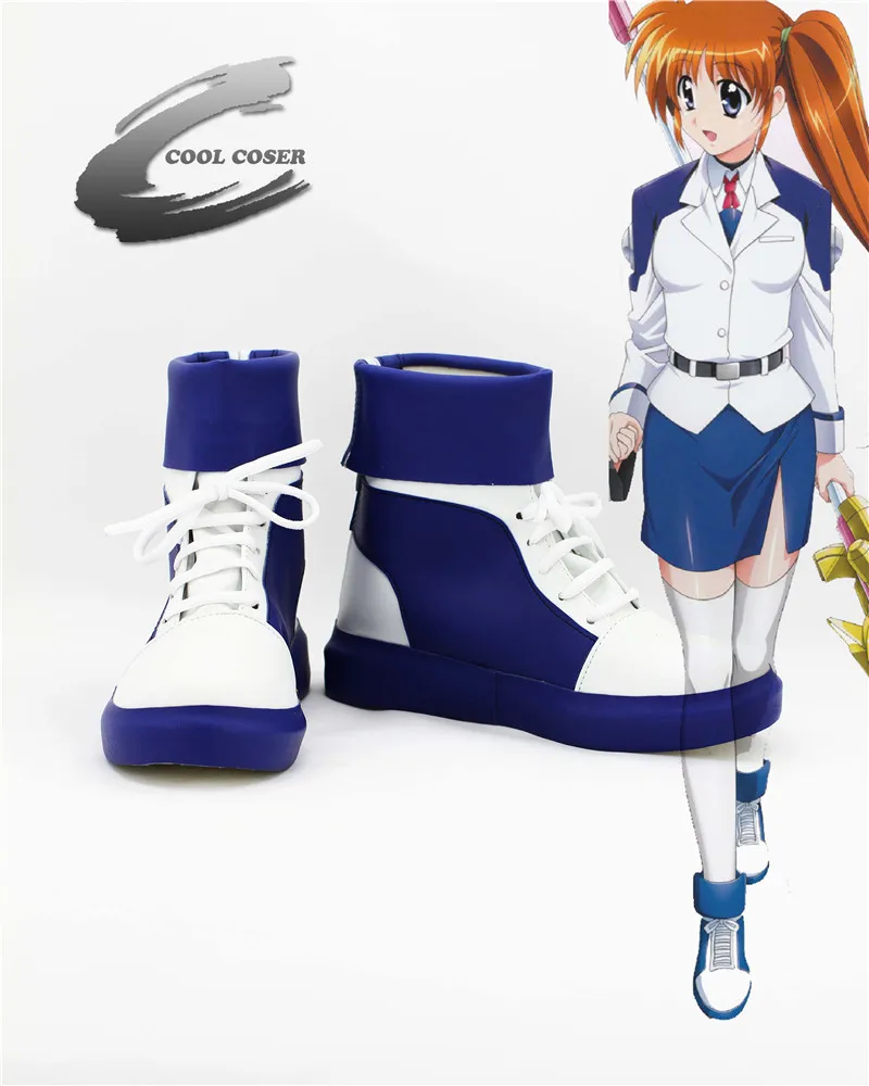 Japanese Anime Magical Girl Lyrical Nanoha Chennai Leaf Cosplay Shoes ...
