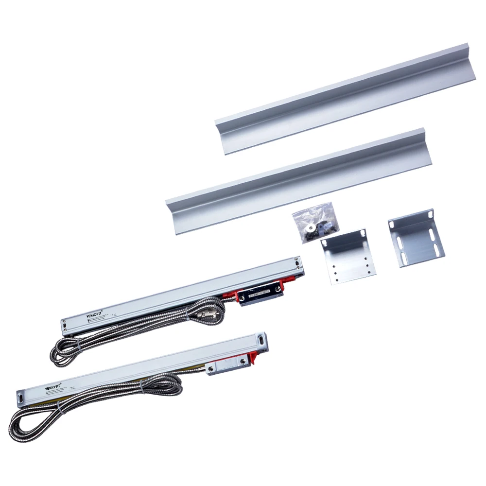 DRO 2 Axis digital readout +2pcs linear scale linear encoder linear ...