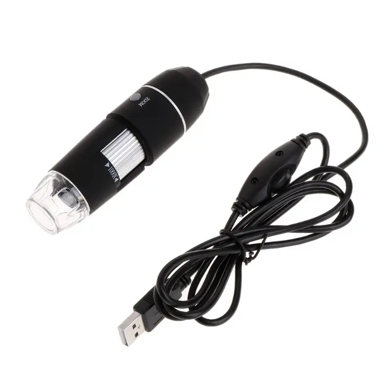Portable USB Digital Microscope 1000X 2MP 8 LED Endoscope Magnifier ...