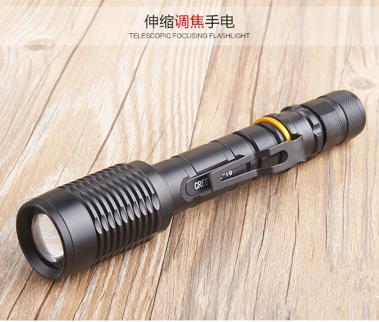 New arrived Zoom 5000 lumen super bright lantern zoomable 18650 battery Cree XML T6 Big LED ...