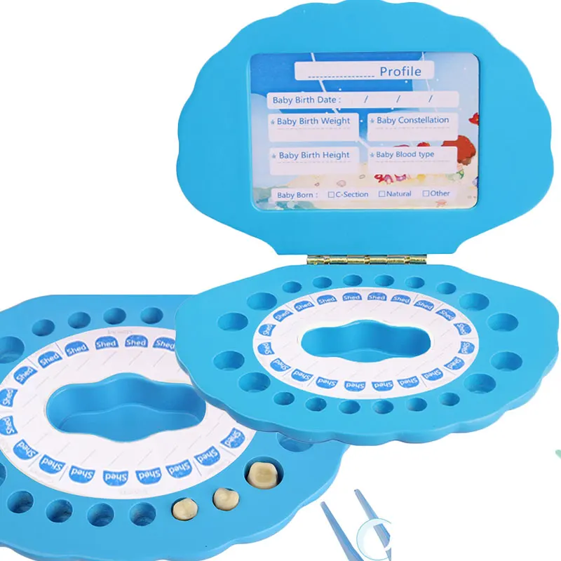 Tooth Box Organizer For Baby Save Milk Teeth Wooden Toys For Children ...