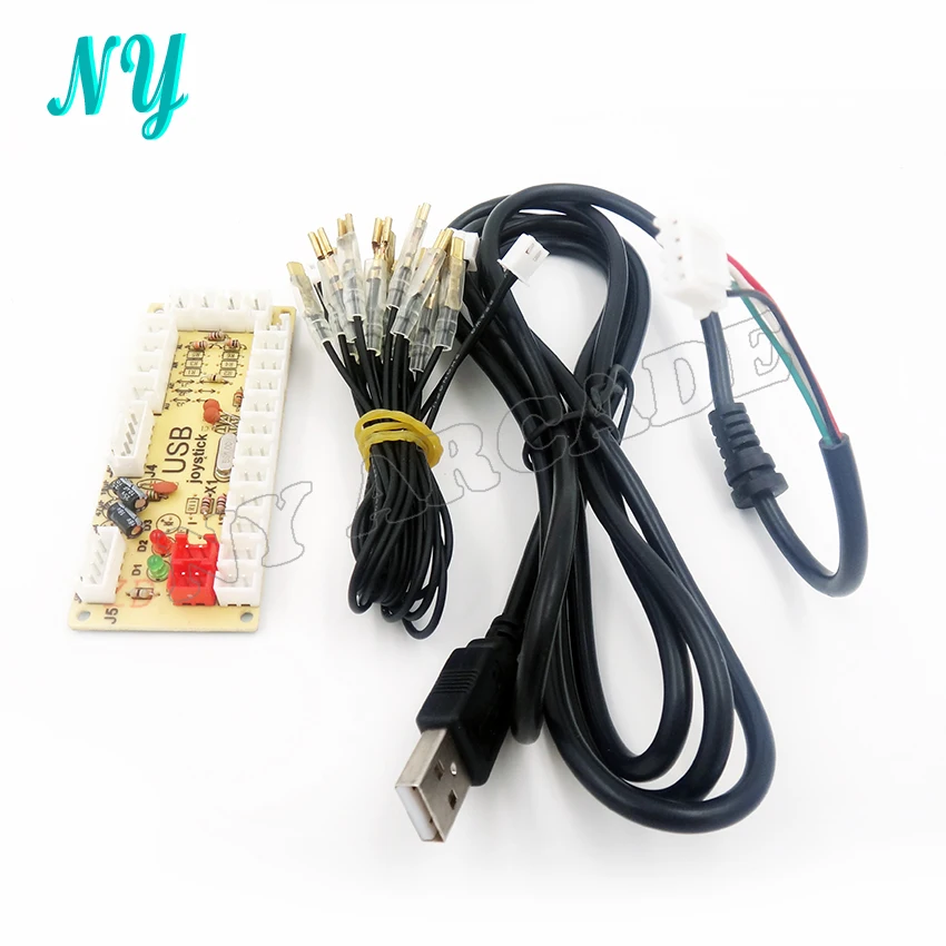 Zero Delay Arcade USB Encoder PC to Joystick Control panel For MAME ...