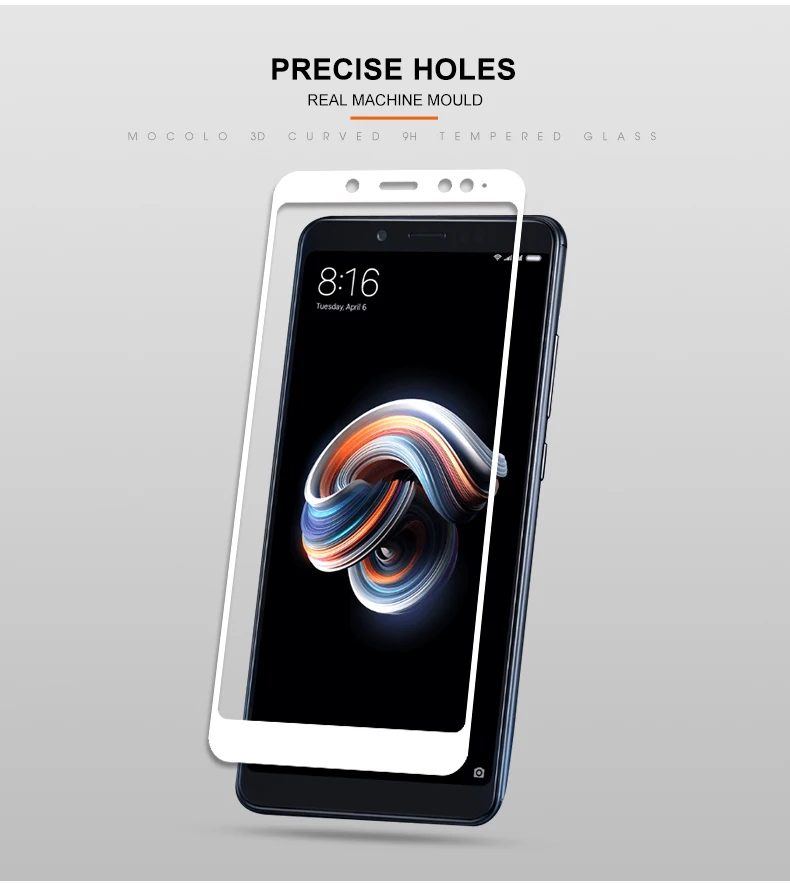 Mocolo 2.5D 9 H полное покрытие закаленное Стекло пленку защитное стекло на для ксиоми редми нот ...