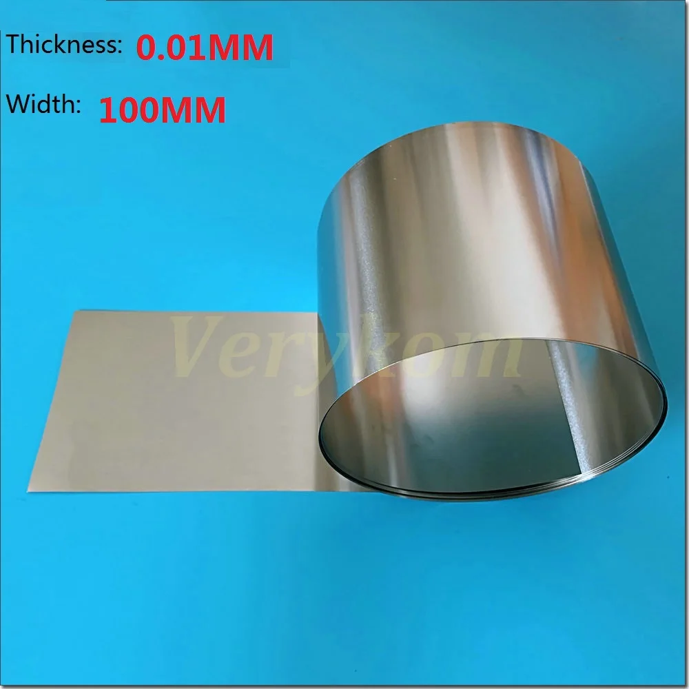0.01mm Thickness 100mm Width 5m/lot Stainless Steel Sheet Plate Leaf ...