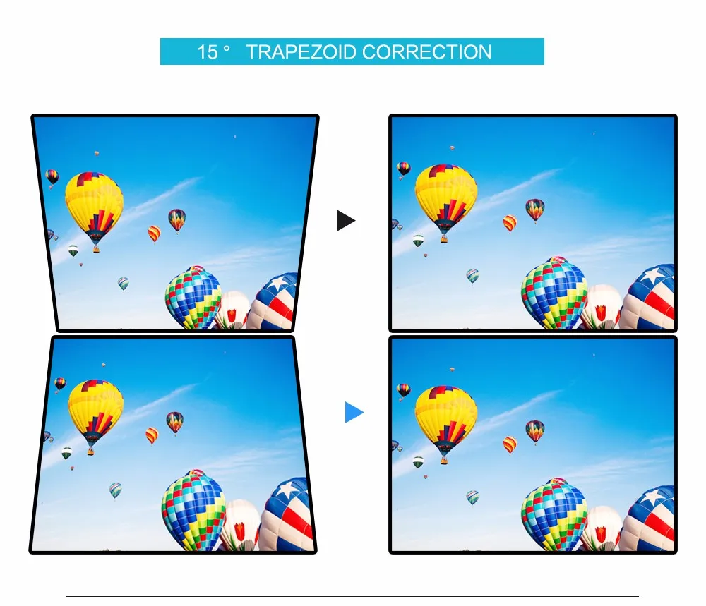 Rigal Projector RD806A LED Projector Android 6.0 WIFI 5000Lumen Beamer ...