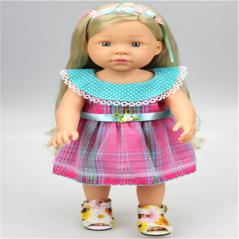 Hot 16 inch salon dolls beautiful clothes, give the child is best ...