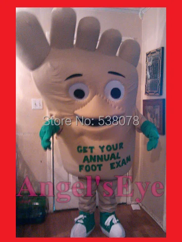 Foot Feet Mascot Costume Adult Foot Protection Theme Anime Cosplay ...