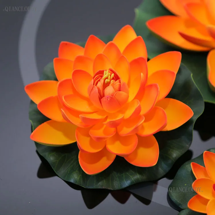 Orange Lotus Flowers