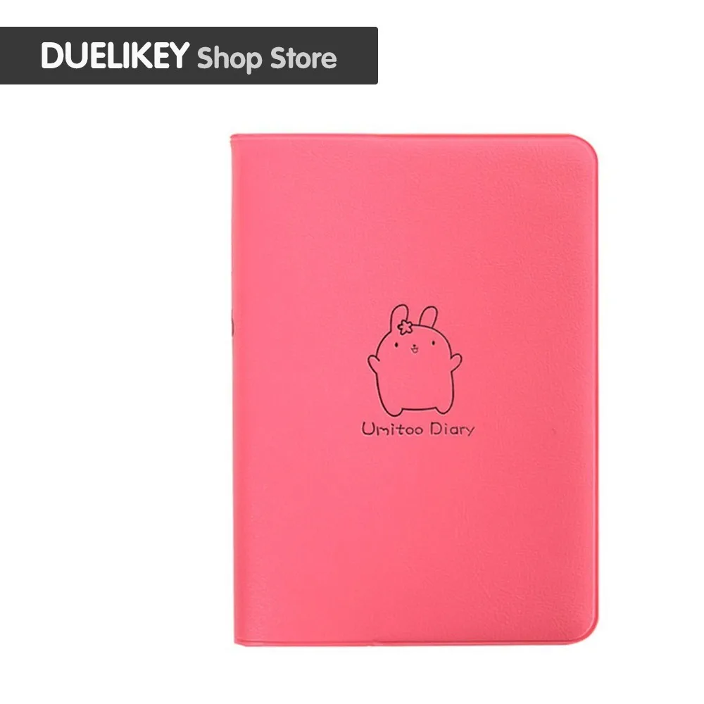 Red Simple Cute Rabbit Diary Kawaii Calendar Plan Notebook Notepad ...