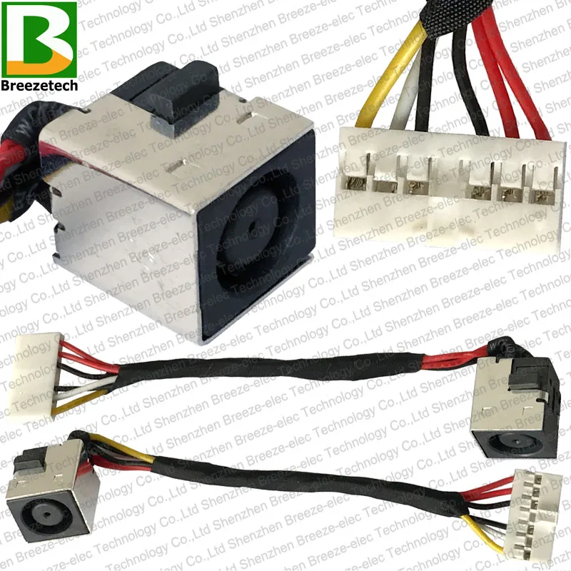 100-NEW-Laptop-DC-POWER-JACK-Socket-Cable-Harness-Wire-Connector-Plug ...