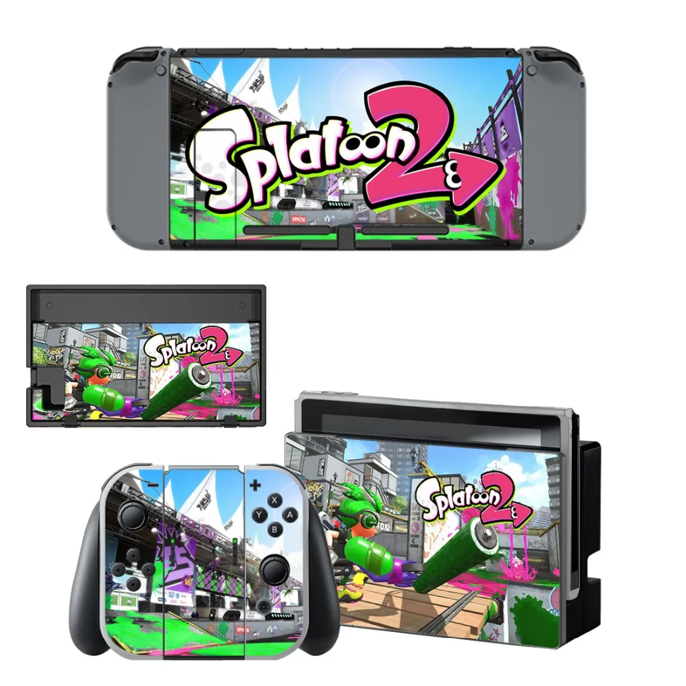 Splatoon 2 Skin Sticker for Nintendo Switch Console and Joy-Con ...