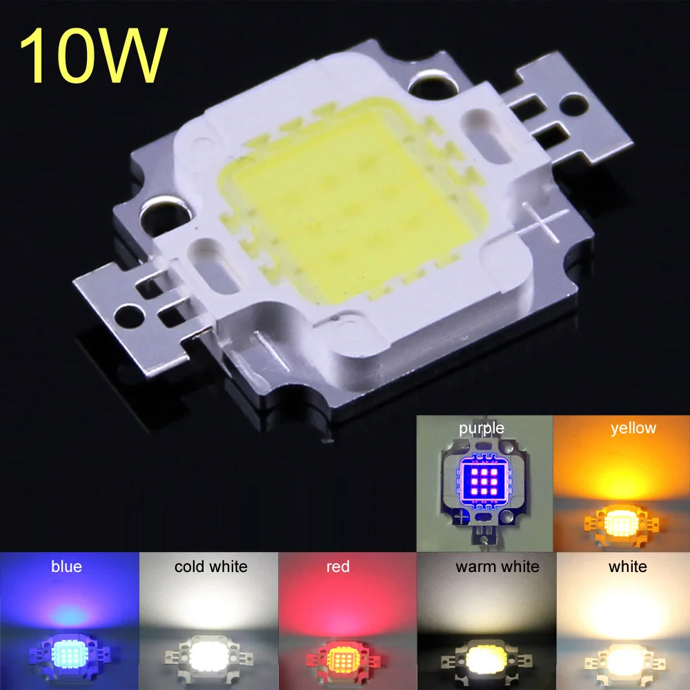 10W smd led chips for High Power LED White/Warm white/red/green/blue ...