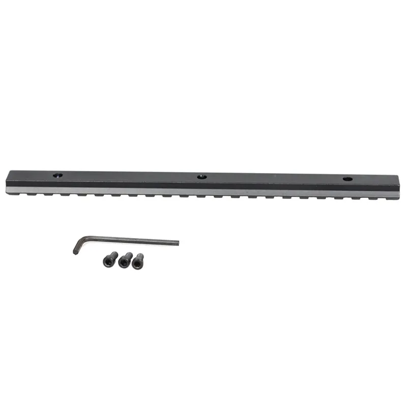 Tactical 230mm Picatinny Rail Adapter 22 Slot 3 hole Mount Base for ...