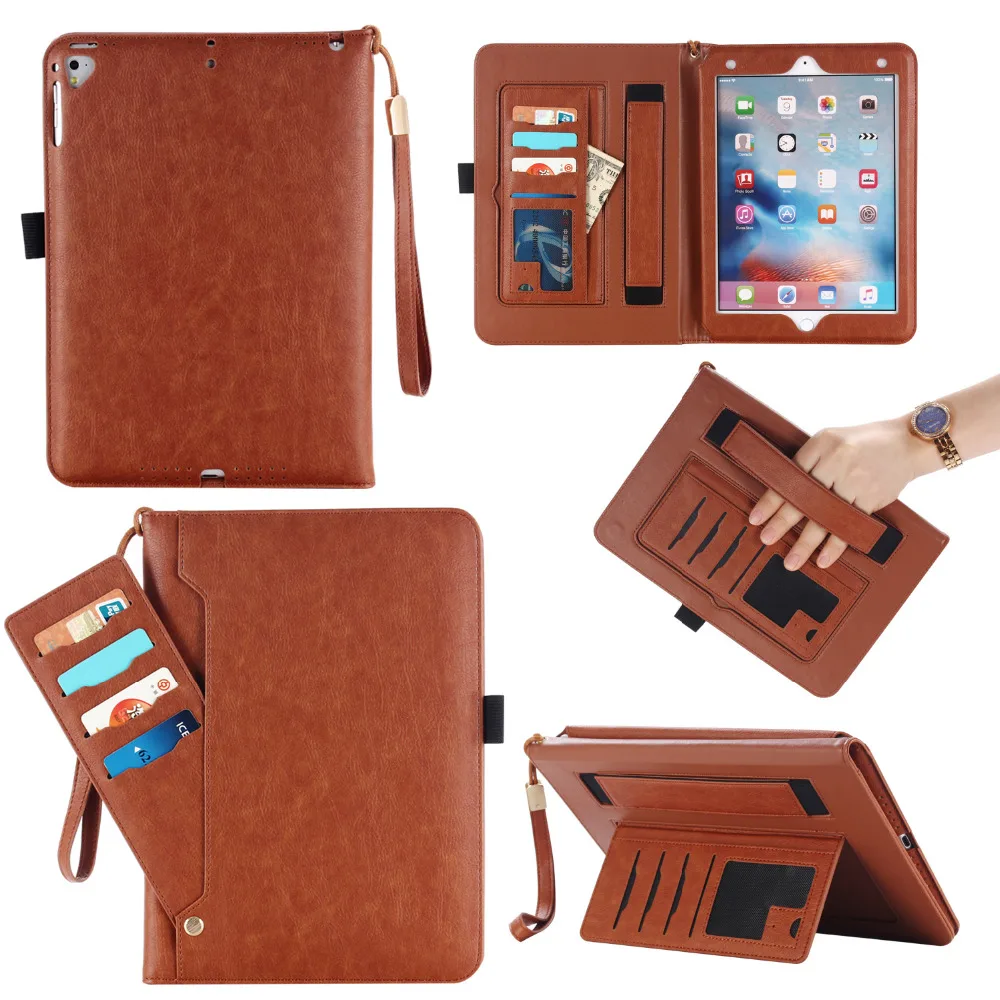 Capa de couro para ipad, para modelos apple ipad 2 3 4 9.7 ", com ...