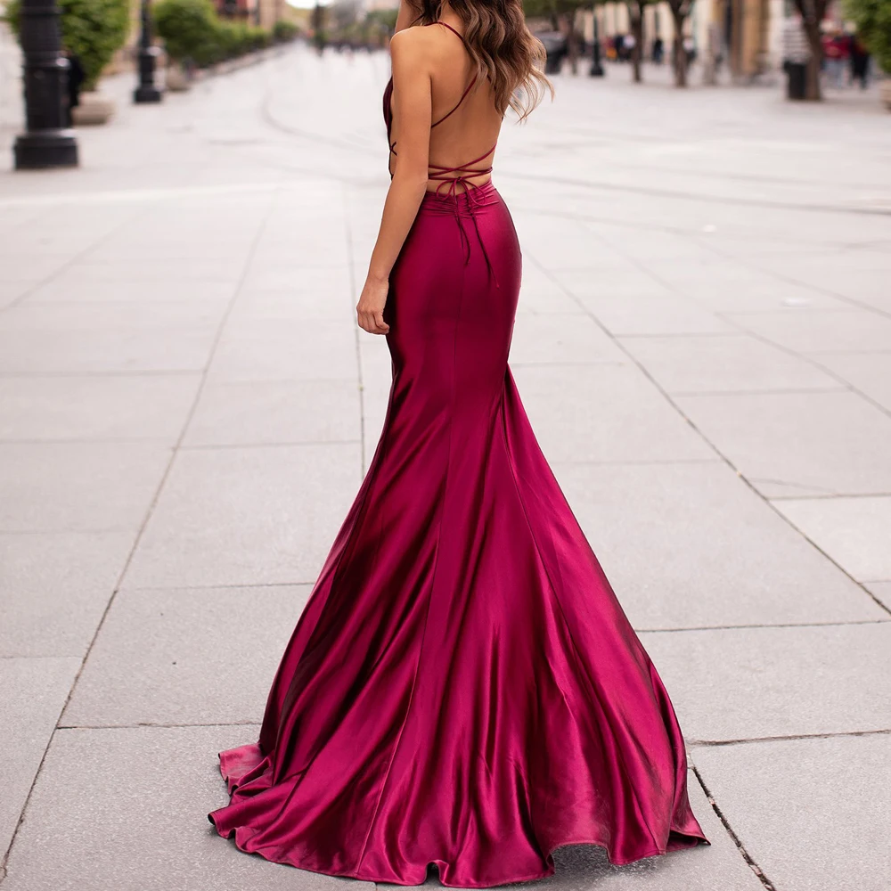 Missord, женские сексуальные платья с v-образным вырезом, открытыми ...