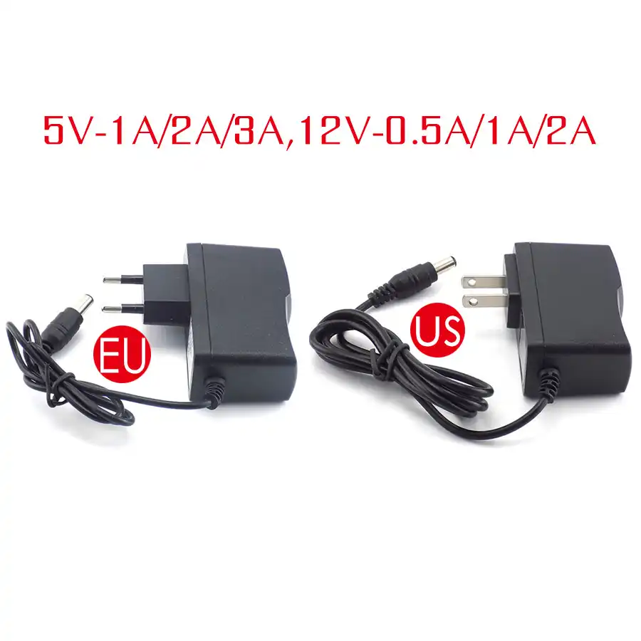 Power Adapter DC 12V 5V 1A 2A 3A 5 V 12 V Adaptor Power Switching ...