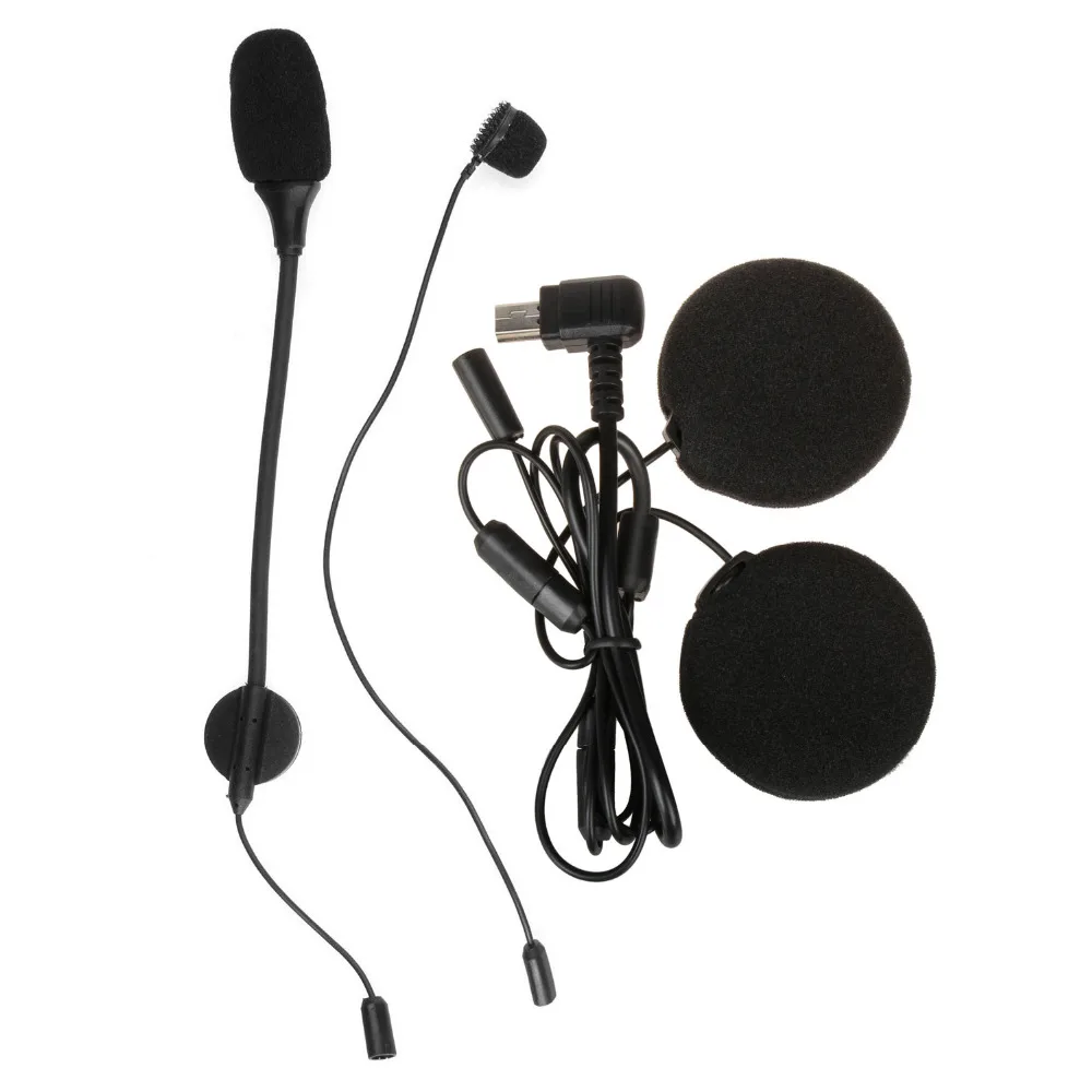 1 set stereo earphone headphone microphone for M1 S motorcycle helmet ...