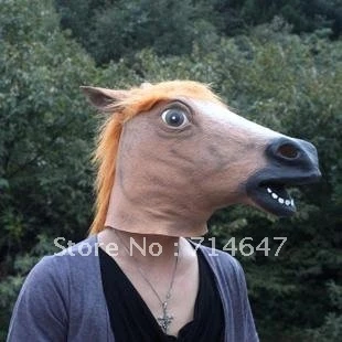 People With Horse Masks