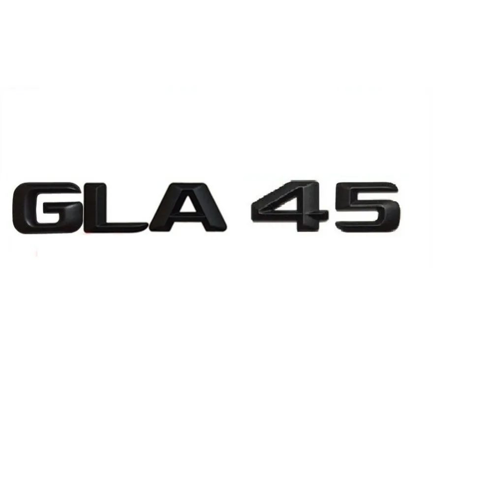 Matt Black " Gla 45 " Car Trunk Rear Letters Word Badge Emblem Letter ...