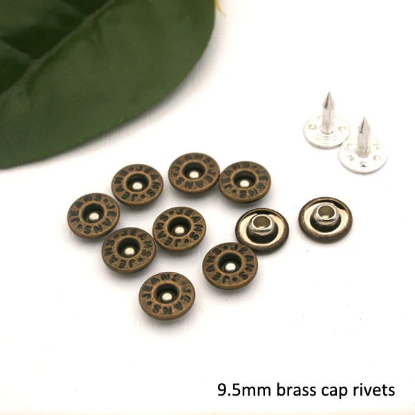 Wholesale 9.5mm 300sets Brass Garment Jeans Rivets With Alum Nail ...