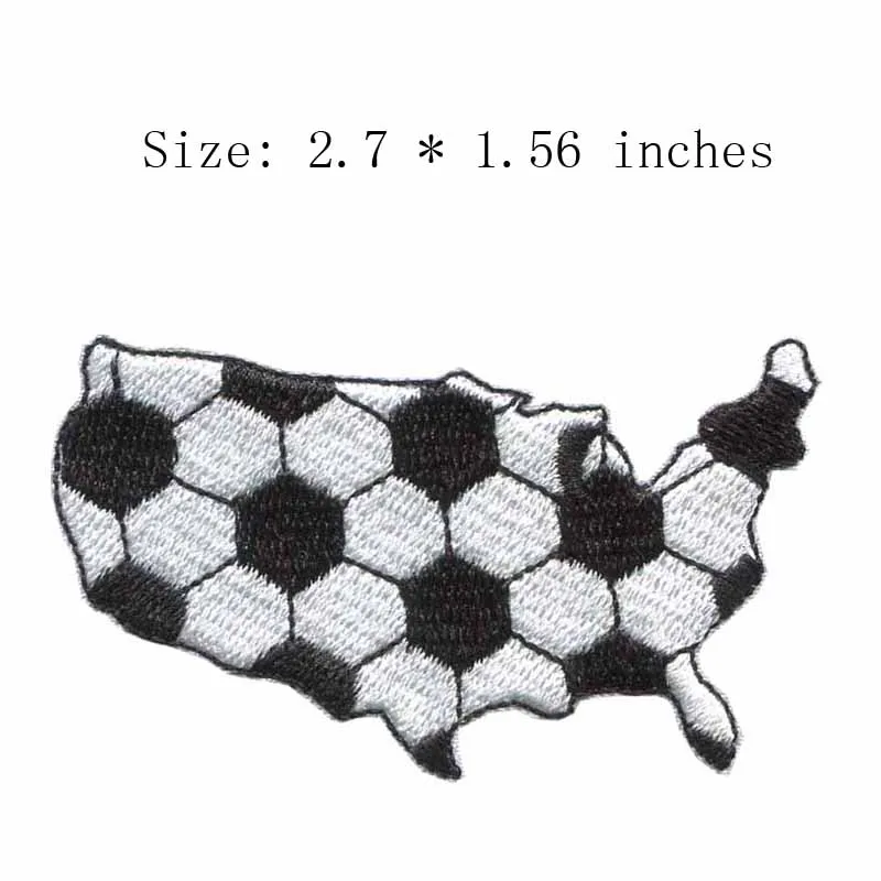 Football Field 2.7"wide Embroidery Patch For Game Patch/sports Patch/pe ...