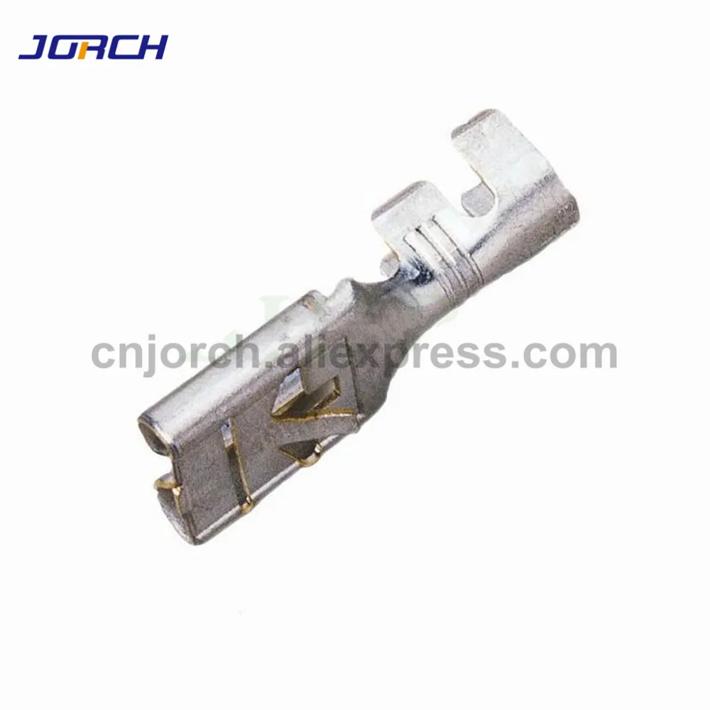 Terminais de fio para carro, 100 unidades, sem isolamento, elétrico ...